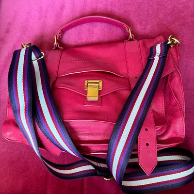 Tan Genuine Leather Crossbody Strap With Gold Hardware Rings, Strap Kit ...