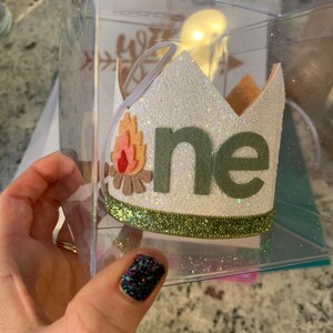 Camping Birthday Crown Birthdays Are Smore Fun Hike on Over - Etsy