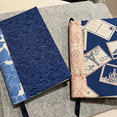 Notebook Cover Sewing Pattern, With Free Book Cover Tutorial For Any