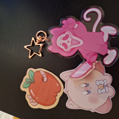 Kawaii Peter Griffin Family Guy Fat Man Acrylic Glitter Keychain Read ...