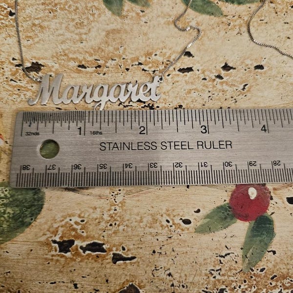 Name Necklace Personalized Gold Layla Style - Etsy