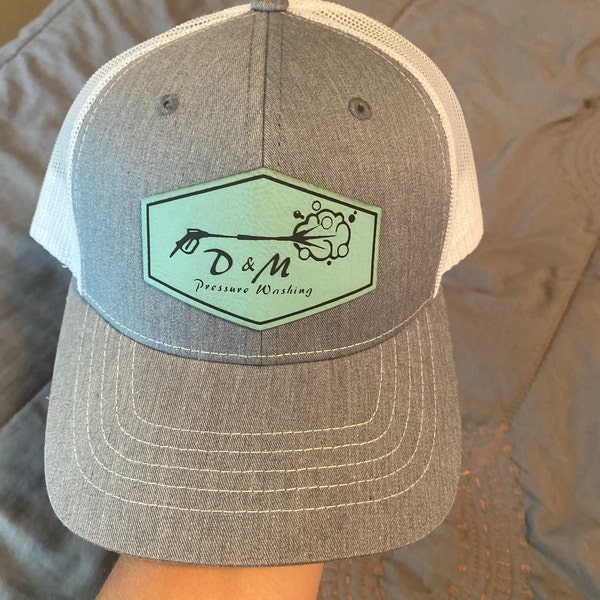 Kids Leather Patch Hat,youth Custom Leather Patch Hats, Logo Hats ...