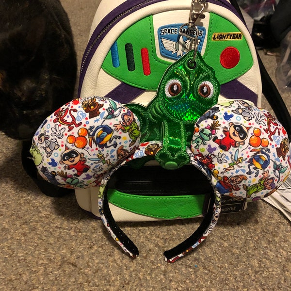 Pascal Rapunzel Tangled Inspired Minnie Mickey Ears Holder, Sunglasses ...