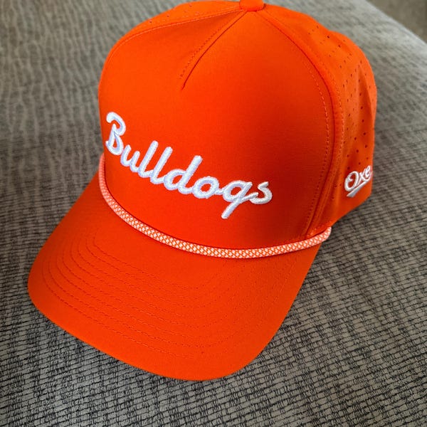 BULLDOGS Custom Performance Rope Hat - NAVY - Etsy