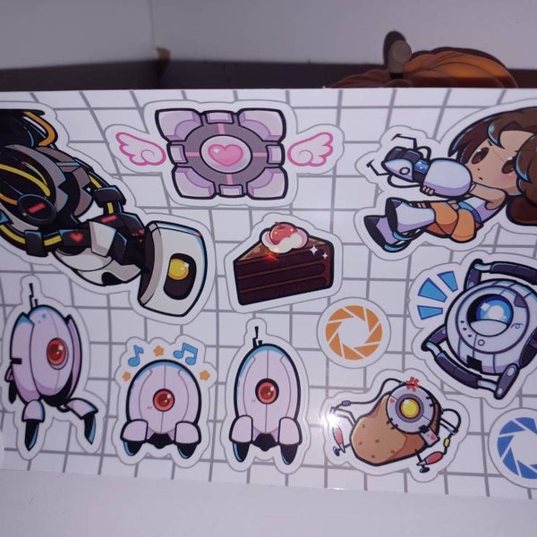 Portal Vinyl Sticker Sheet - Etsy