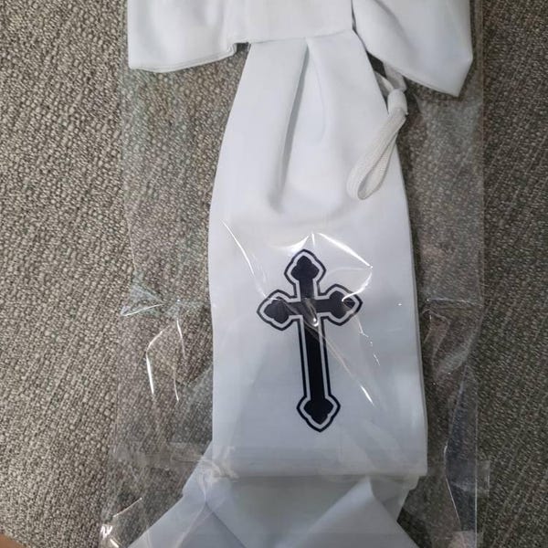 Personalized First Holy Communion Boy Arm Band: Monogrammed Muslin ...