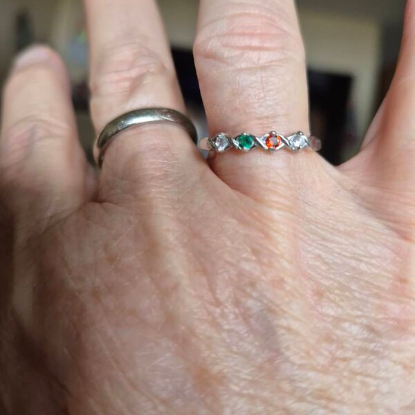 Mother & Daughter Forever Linked Together Ring,birthday Gift for ...