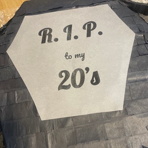Coffin Pinata, RIP to Twenties Pinata, RIP to Thirties Pinata - Etsy