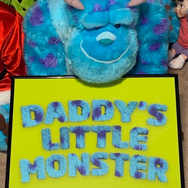 Customisable Kids Monsters Inc Print – Personalized Nursery Wall Decor ...