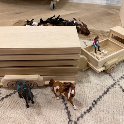 Amishtoybox.com Tool Box Toy Play Set 6 Piece Wooden Toy - Etsy