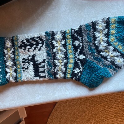 Dog Fair Isle Knit Charts of 16 Christmas Dogs With Charts and Detailed ...