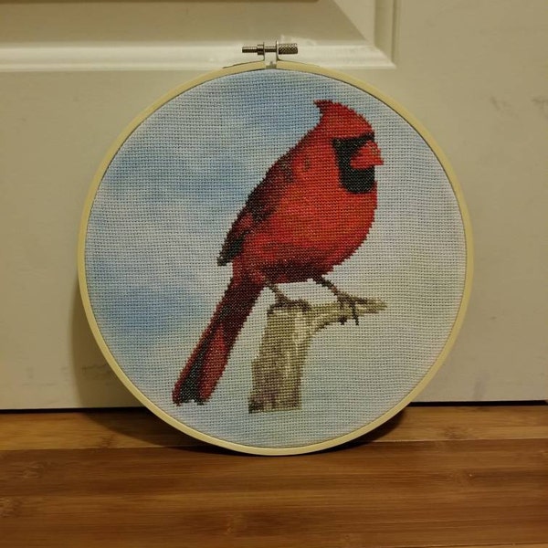 Cardinal Cross Stitch Pattern - Birds Embroidery - PDF - Instant ...