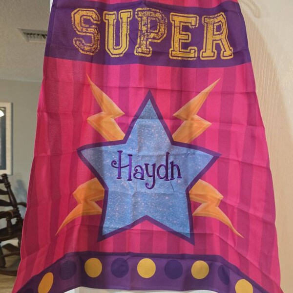 Personalize Cape, Toddler Cape, Kids Playtime Cape, Easter Gift, Youth ...