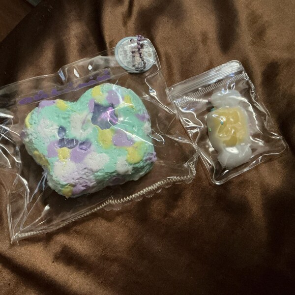 OOAK Taba Squishy | Unique Oil Paint Style Color | Handmade Squeeze Toy ...