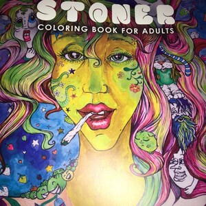 Stoner Coloring Book for Adults, Weed Stuff, Adult Coloring Book ...