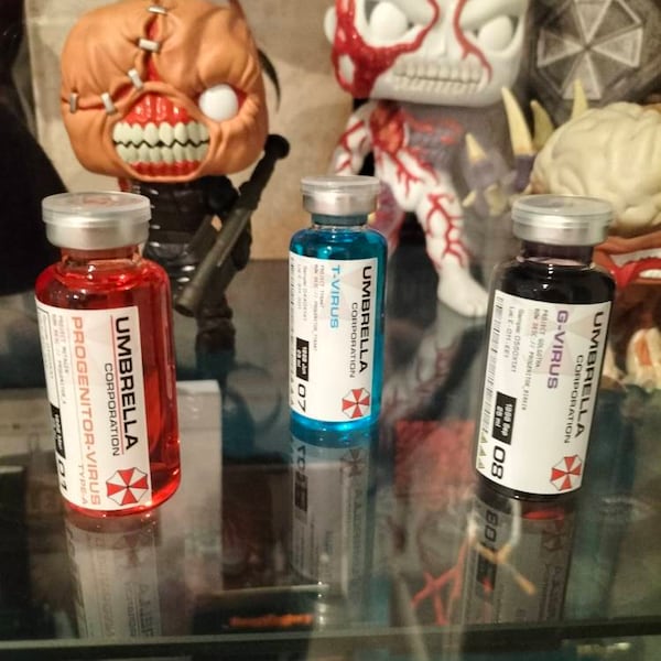 RESIDENT EVIL: Prop Replica - VIRUS Vial (basic) 25 Ml - Part 1 - Etsy