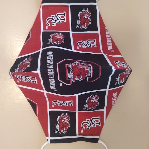 NCAA University of South Carolina Black & Garnet College 100% Cotton ...