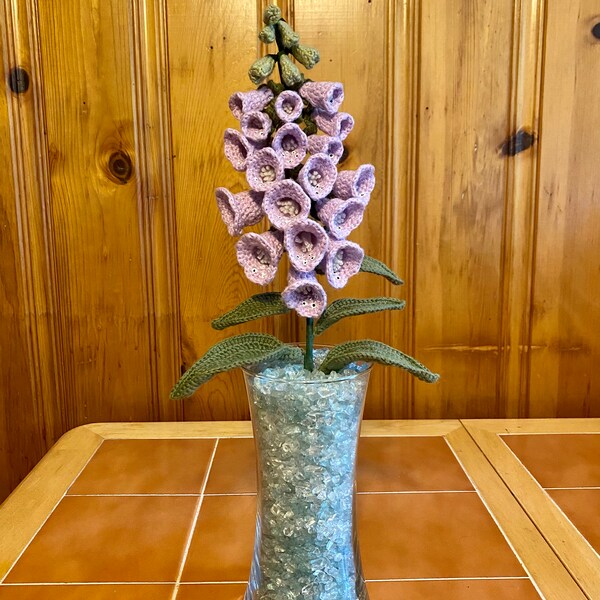 Crochet Foxglove Pattern - Crochet Flower Pattern - Photo Tutorial ...