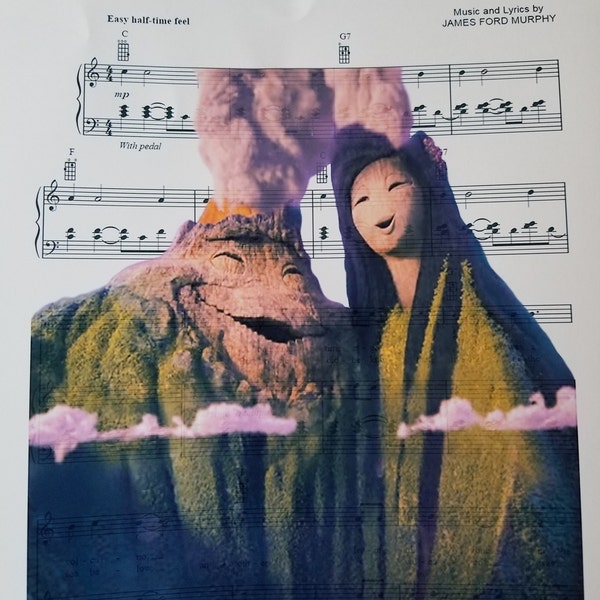 Lava Disney Pixar Sheet Music Art Print - Etsy