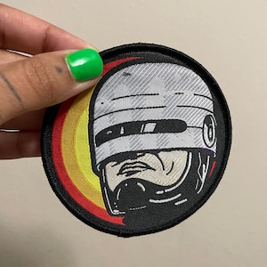 PATCH Robocop woven, Iron-on Horror, Sci-fi, Movie, Cult, Robo Cop ...