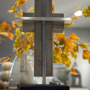 Wedding Cord of Three Strands Ceremony Cross Natural Wood & Rope Unity ...