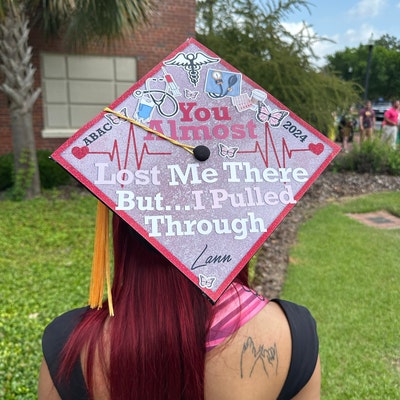 Printed Teacher Graduation Cap Topper, Teacher Custom Grad Cap , Future ...