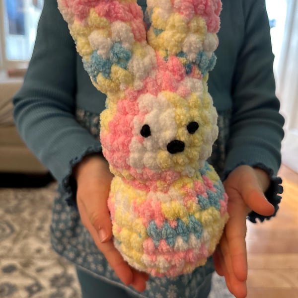 No Sew Easter Peep Bunny Crochet Pattern - Free Keychain Peep Pattern ...