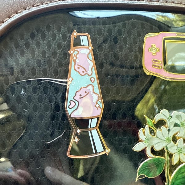 Ditto Lava Lamp Enamel Pin - Etsy