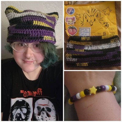 Trans Flag Kandi Star Belt Chain - Etsy