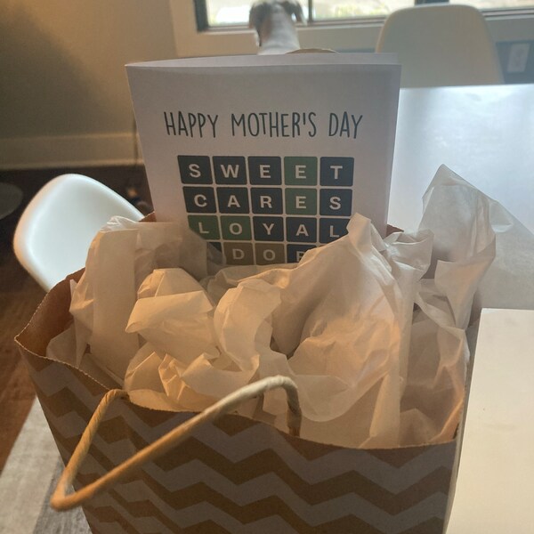 Wordle Mother's Day Card, Trend Mother's Day Card, Cute Mother's Day ...