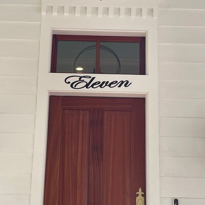 Script Address Sign ,script House Numbers, Custom House Numbers Sign ...