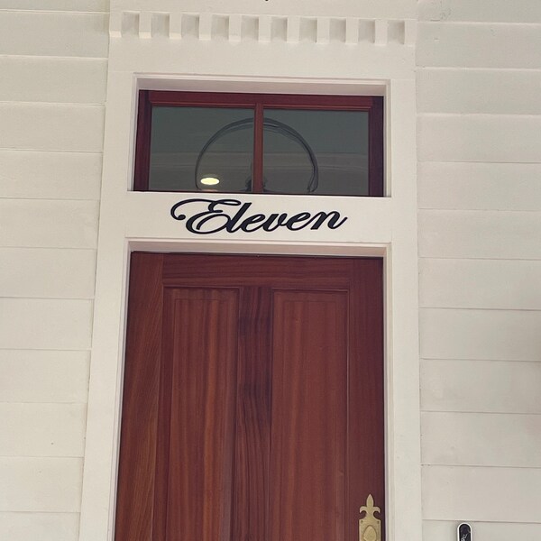 Script Address Sign ,script House Numbers, Custom House Numbers Sign ...