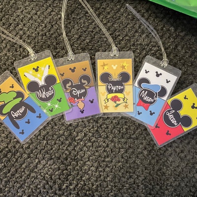 Disney Luggage Tag Great Fish Extender Gift Mickey Mouse Tags Back to ...