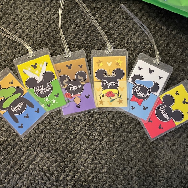 Disney Luggage Tag - Great Fish Extender Gift - Mickey Mouse Tags ...