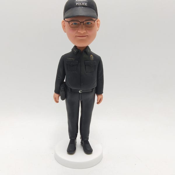 Custom Policewoman Bobblehead, Custom Police Officer Bobble Head ...