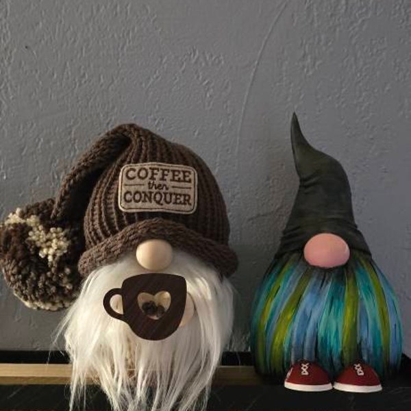 Coffee Gnome, Morning Gnome, Coffee Then Conquer Gnome, Bar Gnome ...