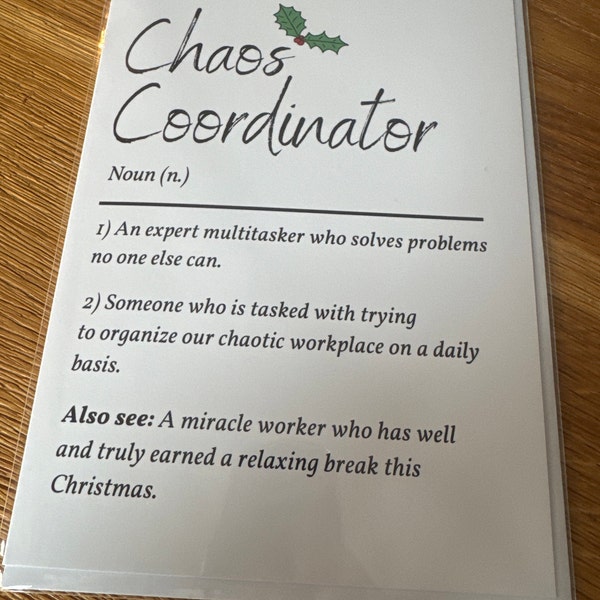 Good Luck Finding Better Coworkers Funny Cat Print at Home Leaving Card ...