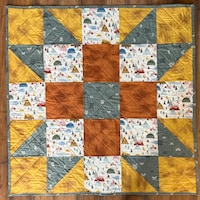 Mayflowers Patchwork and Applique Quilt Pattern, PDF Version - Etsy Canada