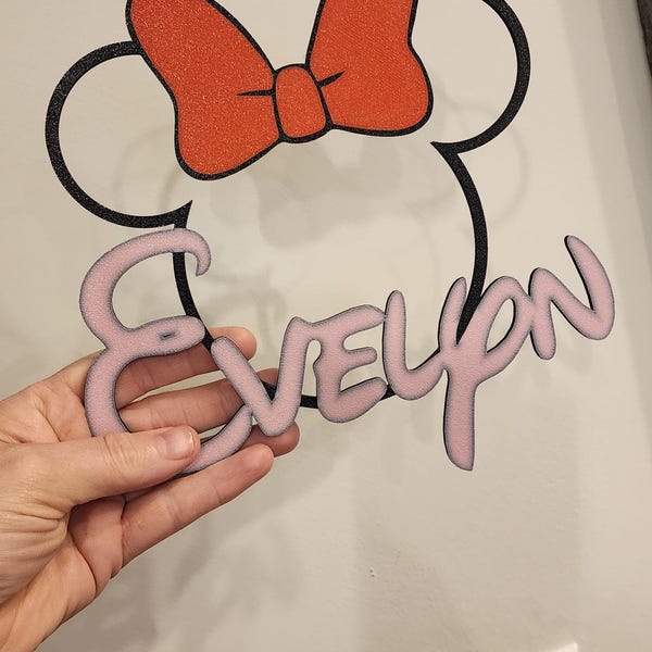 Personalized Disney Styled Name Plate, Customizable Name Plate, Disney ...