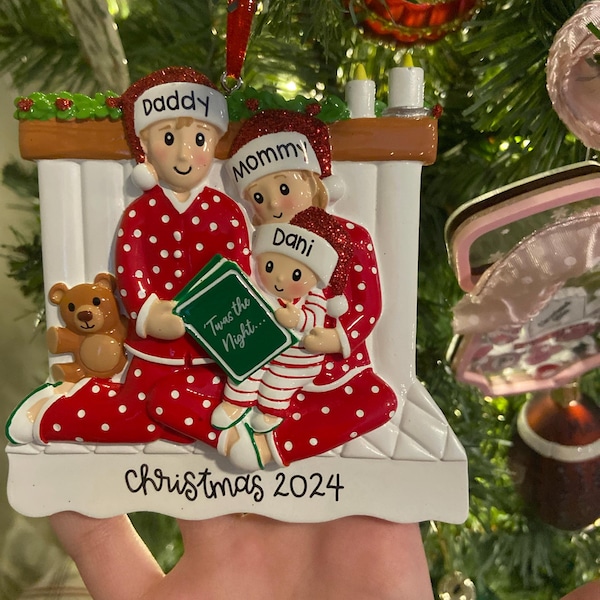 GYMNASTICS Glitter Pink Ornament | Hand Personalized • Ceramic ...