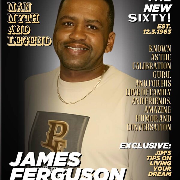 Personalized Photo Poster for Man Printable, Entrance Sign, the Man ...