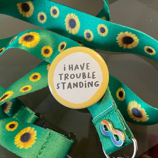 Custom Badges - Disability Badges - Choose Your Own Text and Colour ...