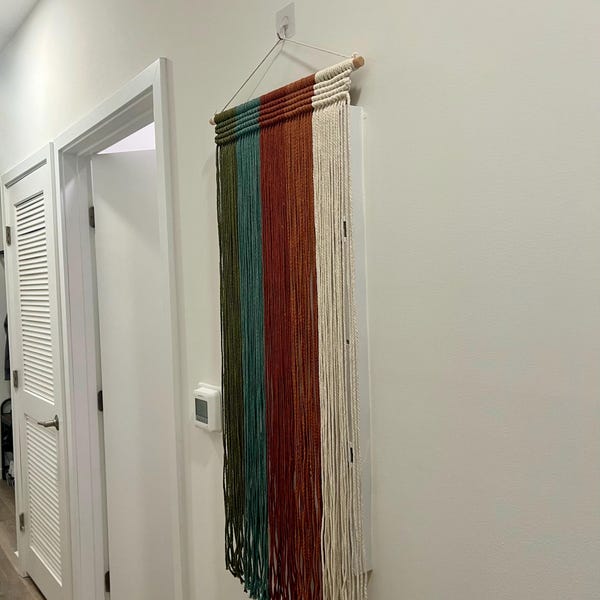 Macrame Hoop Wall Hanging - Custom Macrame - Boho Decor - Macrame Decor - Modern Macrame -wall ...