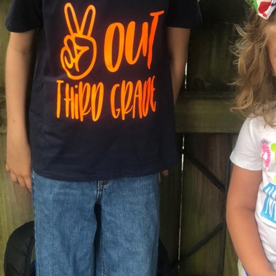 Peace Out Third Grade, End of School Svg, Last Day of Third Grade Svg ...