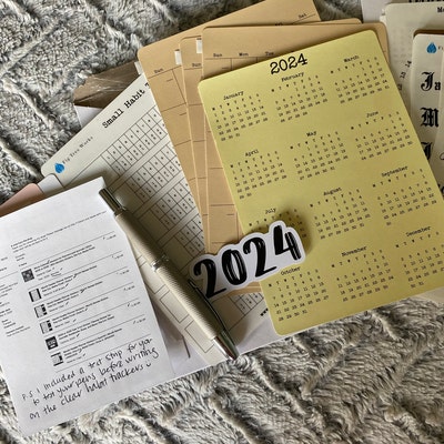 Small Calendar Stickers for Planners and Journals 2024, 2025, & 2026 ...