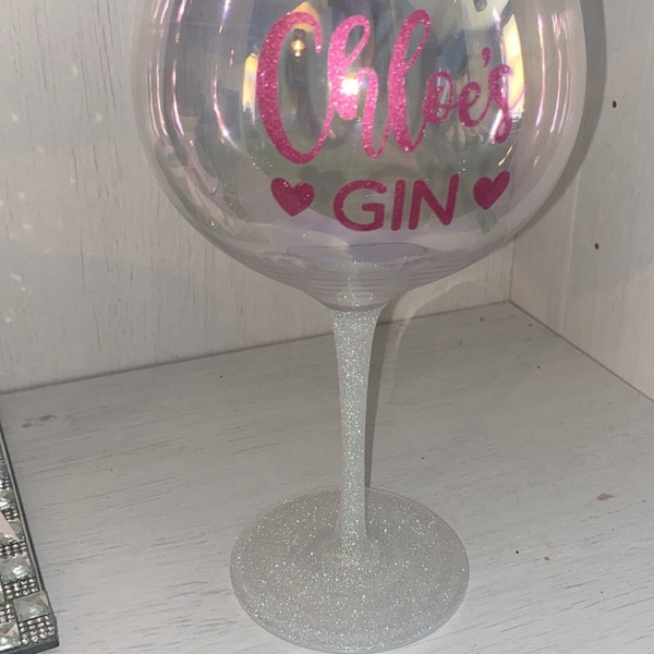 Gin Glass Decal, Gin Glass Sticker, Names for Drinks Glasses ...