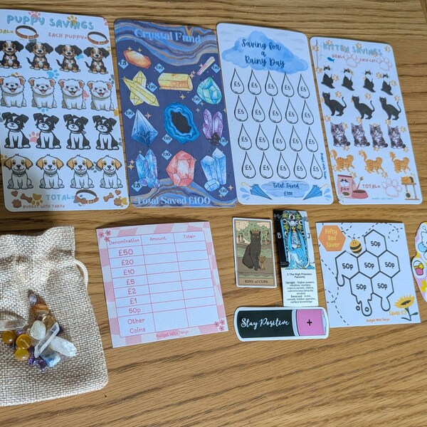 Snakes and Ladders Saving Challenge Game - Saving Tracker for A6 Budget ...