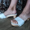 Z1972 : Vintage-inspired Shoes 1970s /retro Wooden Clog / Sabot Bois ...