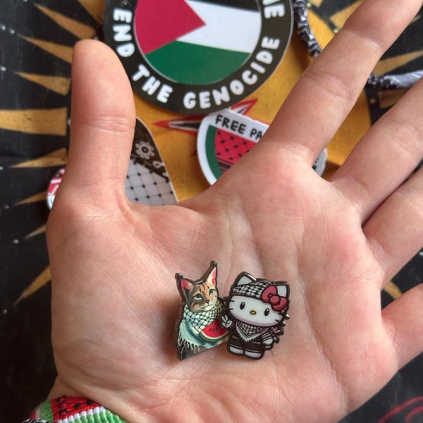 Palestine Watermelon Enamel Pin Gifts That Support Palestinian ...