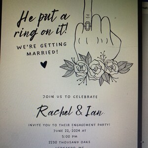 Printable Hand Drawn Love Locket Wedding Invitation, Editable Scribble ...